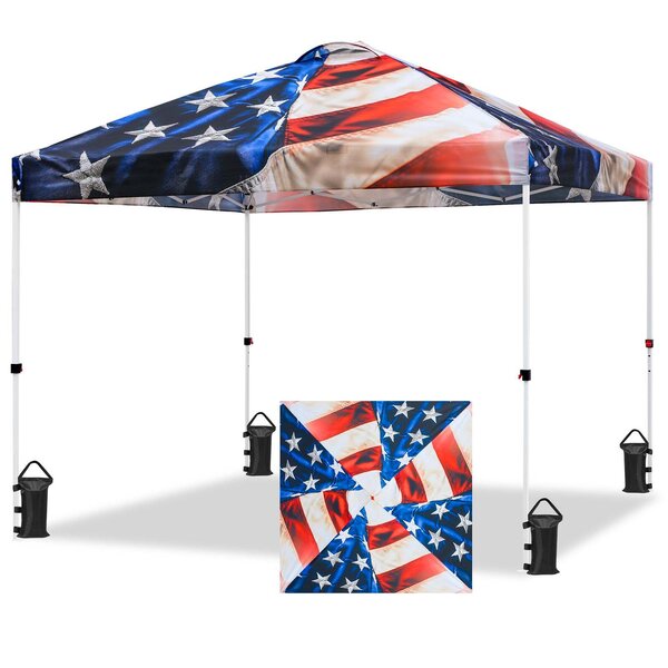 Eagle Peak - SHADE GRAPHiX Easy Setup 10x10 Pop Up Canopy Digital ...
