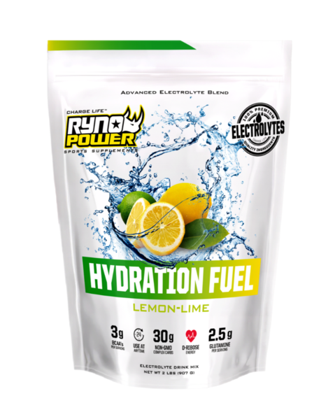 Ryno Power - Lemon HYDRATION FUEL Electrolyte Drink Mix - Military ...