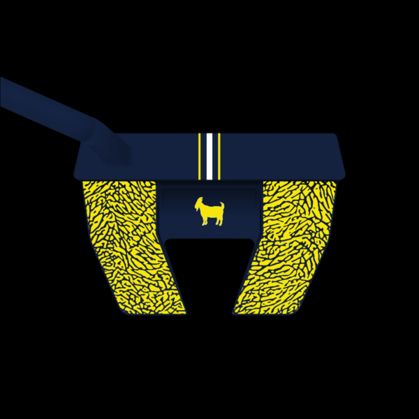 GOATED GOLF - THE GO BLUE MALLET PUTTER - Military & First Responder ...