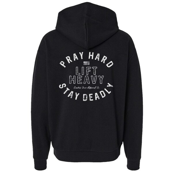 Combat Iron Apparel™ - Pray Hard. Lift Heavy. Stay Deadly. Fleece Lined ...