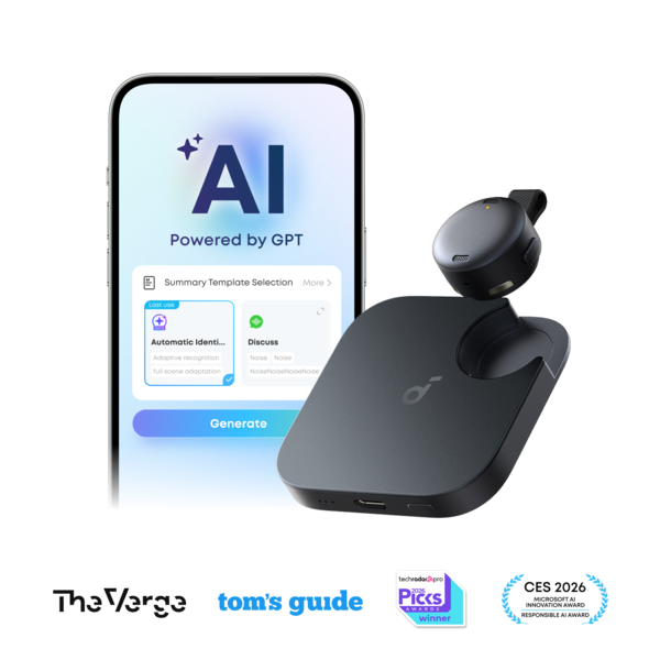 Soundcore - Anker soundcore Work | Coin-Sized Wearable Al Note Taker ...