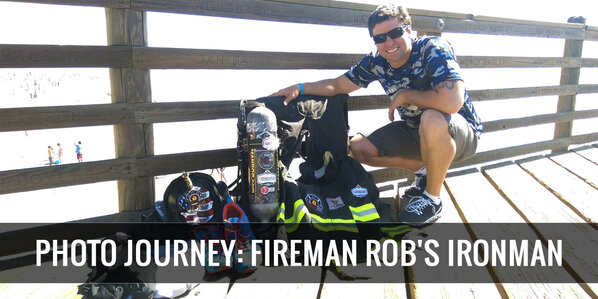 PHOTO JOURNEY: Fireman Rob takes on Oceanside IRONMAN