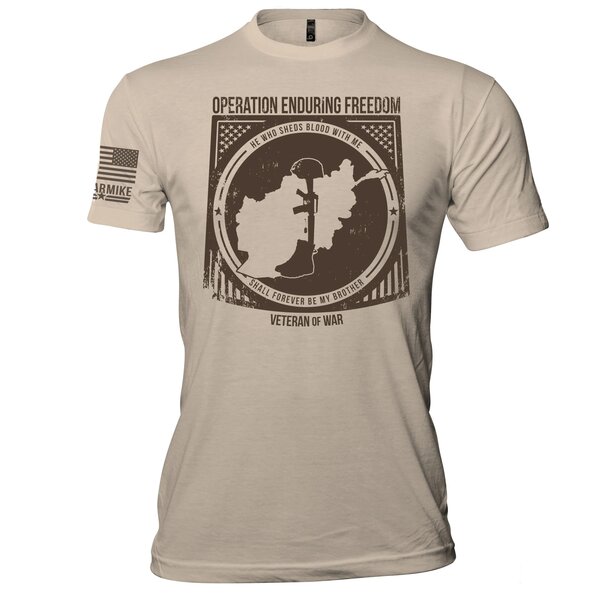 Oscar Mike - Men's Operation Enduring Freedom T-Shirt - Military & Gov't Discounts | GOVX
