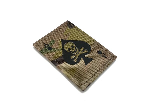 838 Patches - Ace of Spade with Skull - Military & First Responder ...