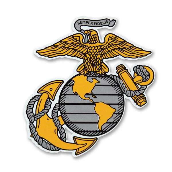 Marines Gear - Marines EGA Logo Decal - Military & First Responder ...