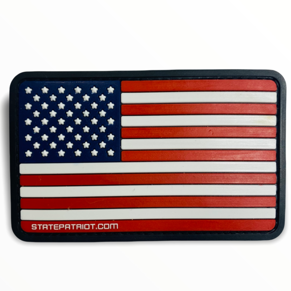 State Patriot - AMERICAN FLAG PATCH - Red White Blue - Military & First ...