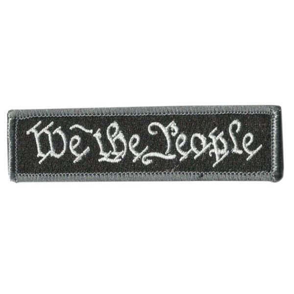Notch - We The People Morale Patch - Black-White - Military & First ...
