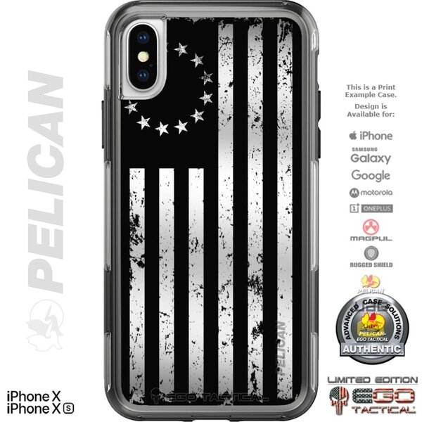 EGO Tactical - US American Flag, 13 stars, Betsy Ross Subdued Tattered ...