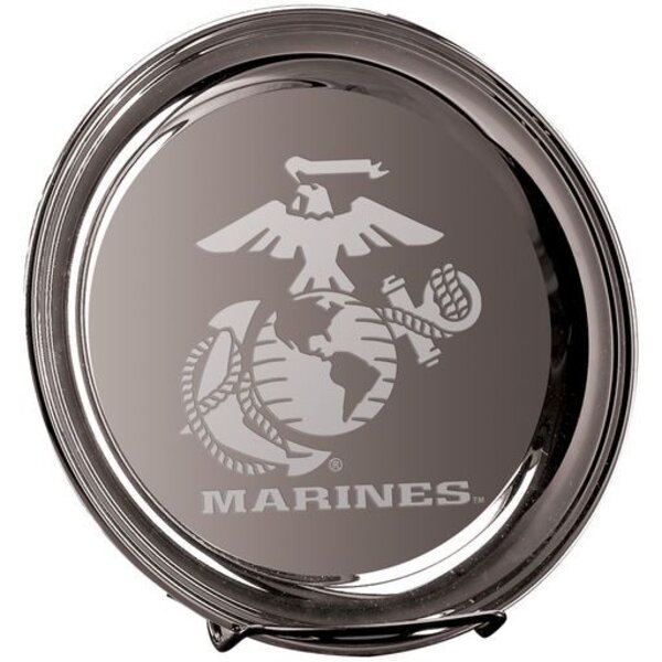 Marines Gear - Marines EGA 12" Silver Plated Commemorative Tray* - Military & First Responder ...