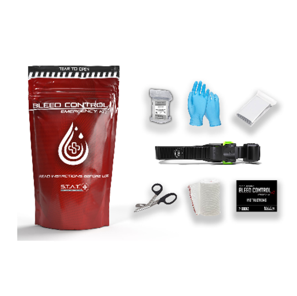 MediTac Kits - S.T.A.T. Bleed Control Emergency Kit with X-Force ...
