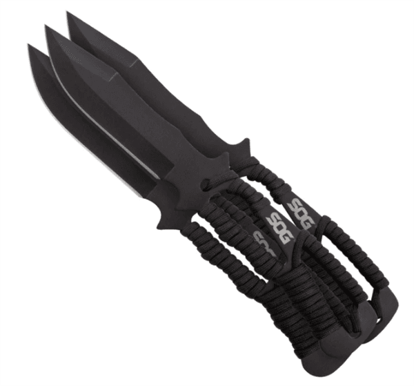 SOG Knives - Throwing Knives Stamped Nylon Sheath - 3 Pack - Military ...