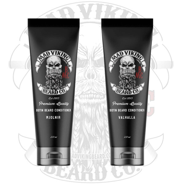 Mad Viking - MAD VIKING BIOTIN BEARD CONDITIONER 2 PACK - Military ...