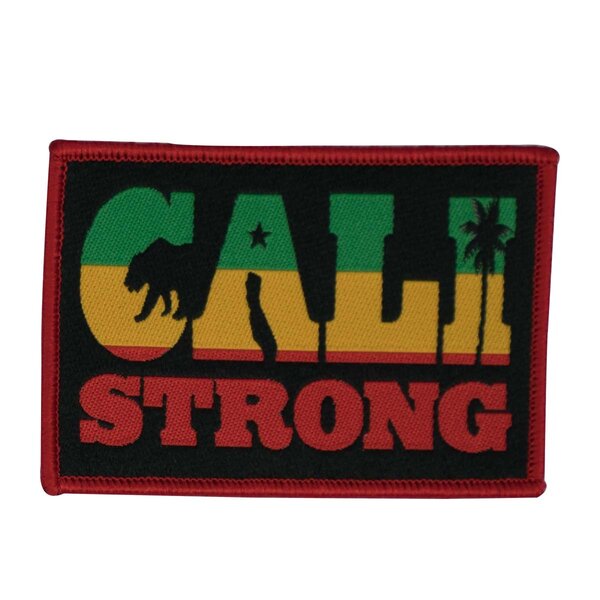 CALI Strong - Palm Tree Rasta Hook-and-Loop 2x3 Morale Patch - Military ...