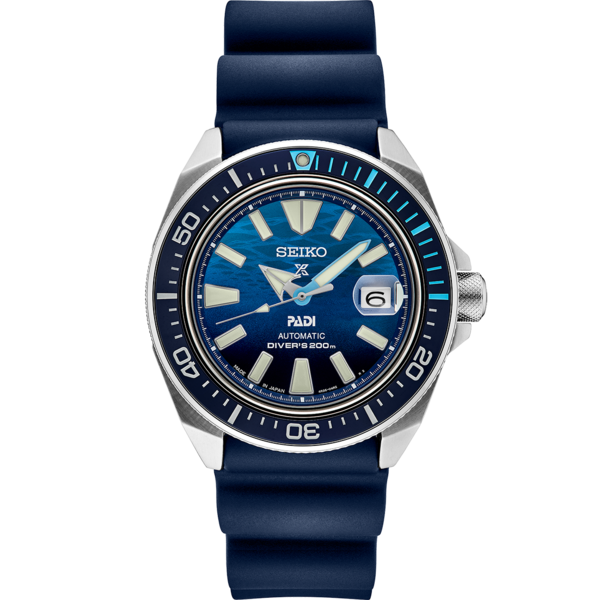 Seiko - Men's 43.8mm Prospex Stainless Steel Automatic PADI SE Watch ...
