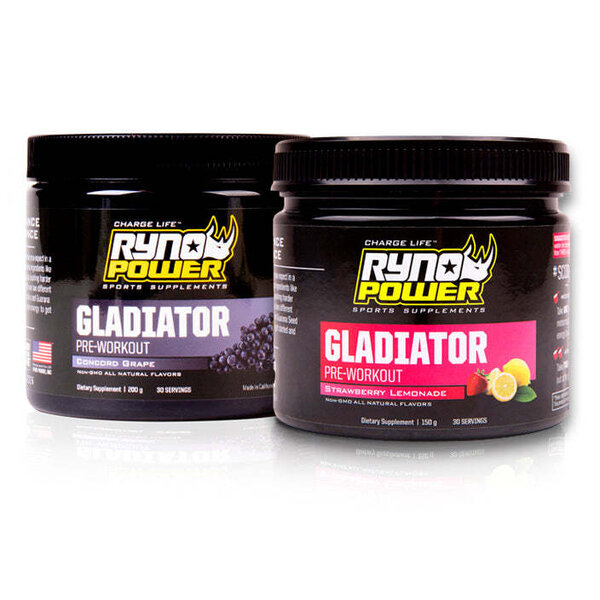 Ryno Power - GLADIATOR Pre-Workout Drink Mix - Military & First ...
