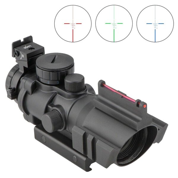 SFT2 Tactical - Compact 4x32 Scope with Fiber Optic Front Sight ...
