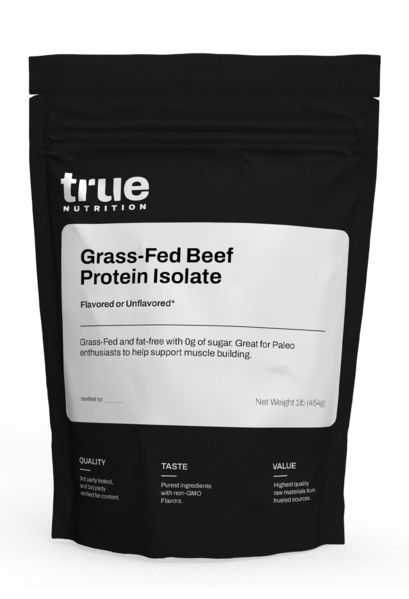 truenutritionstore - Grass-Fed Beef Protein Isolate (1lb.) - Military ...