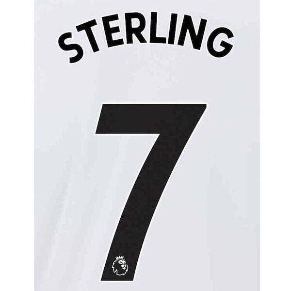 ProSoccer - Manchester City 2021/22 Away Sterling #7 Jersey Name Set ...