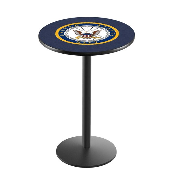 Navy Gear - Navy Eagle Pub Table with Round Base - Military & First ...