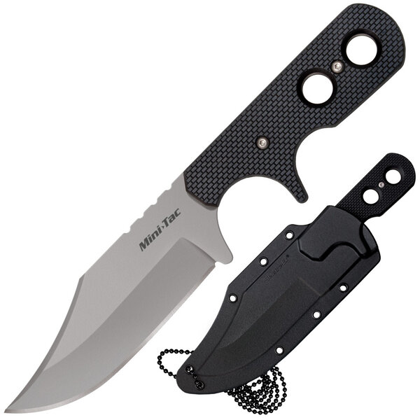 Cold Steel - Mini Tac Tanto Plain Edge Fixed Blade Knife - Military ...
