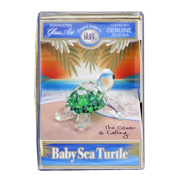 Glass Baron - Keepsake Box: Baby Sea Turtle - Military & First ...