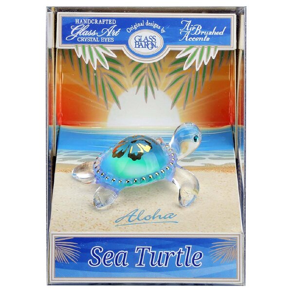 Glass Baron - Keepsake Box: Sea Turtle 'Aloha' - Military & First ...
