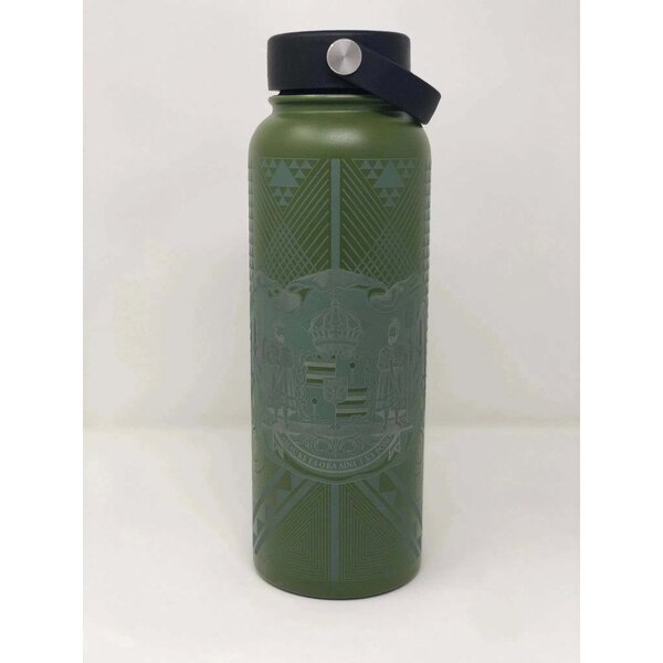 Leilanis Attic - Laser Engraved Coat of Arms Flask - Military & First ...