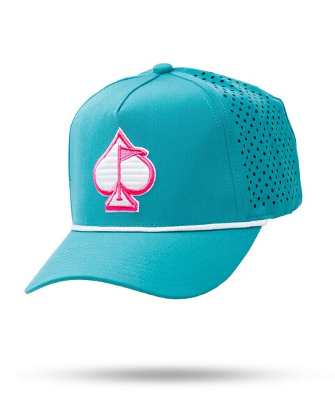 Pins and Aces - Perforated Rope Hat - Baby Blue - Military & First ...