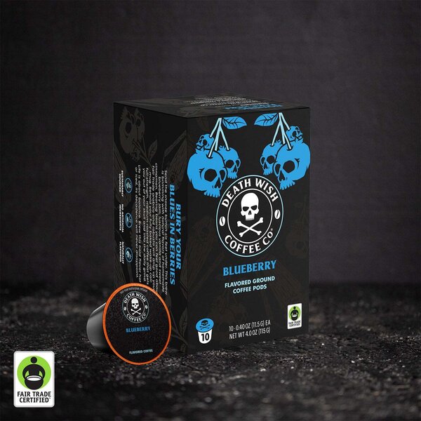 Death Wish Coffee Company - Blueberry Single-Serve Pods - Military ...