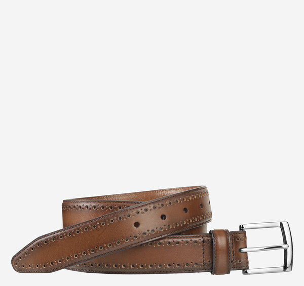 Johnston & Murphy - Men's Perfed-Edge Belt - Military & Gov't Discounts ...