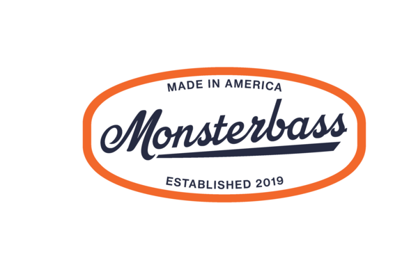 MONSTERBASS - Retro Logo Sticker - Military & First Responder Discounts ...