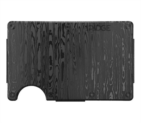 The Ridge - Stainless Damascus Wallet - Military & Gov't Discounts | GOVX