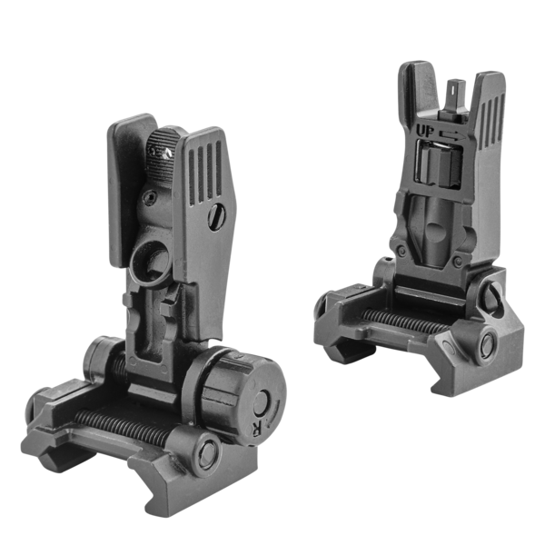 Meprolight - FABS - Flip Back Up Sights - Aluminium -Blank Rear-Green ...