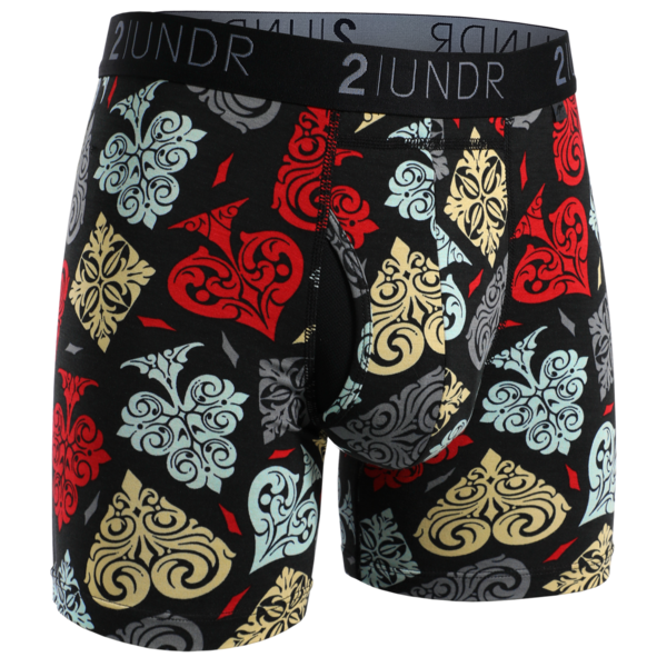 2UNDR - Swing Shift 6" Boxer Brief - Spades - Military & First ...