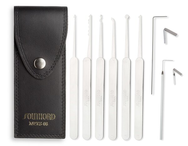 SouthOrd - Eight-Piece Lock Pick Set with Metal Handles - MPXS-08 ...