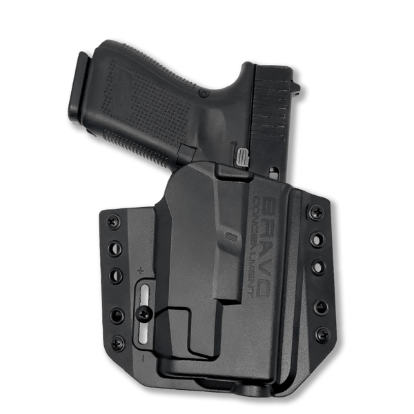 Bravo Concealment - OWB Concealment Holster for Glock 19 (Gen 5) MOS ...