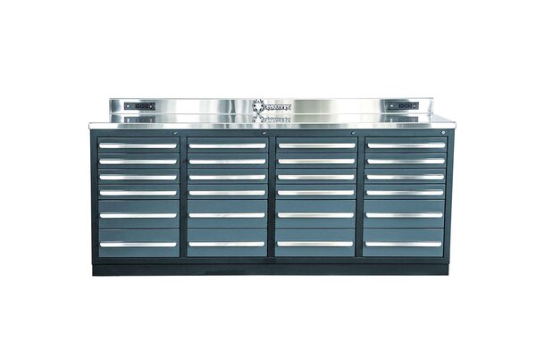 Dragonfire Tools - Dragonfire 24 Drawer Pro Series Workbench 7ft with ...