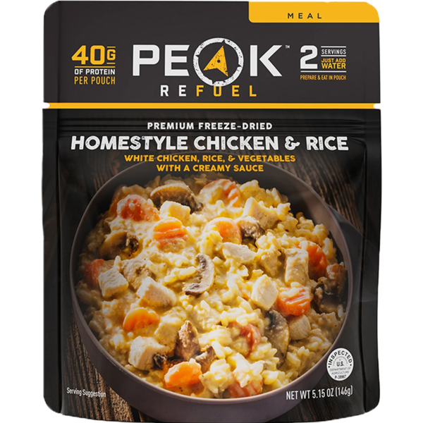 Peak Refuel - Homestyle Chicken & Rice - Military & First Responder ...