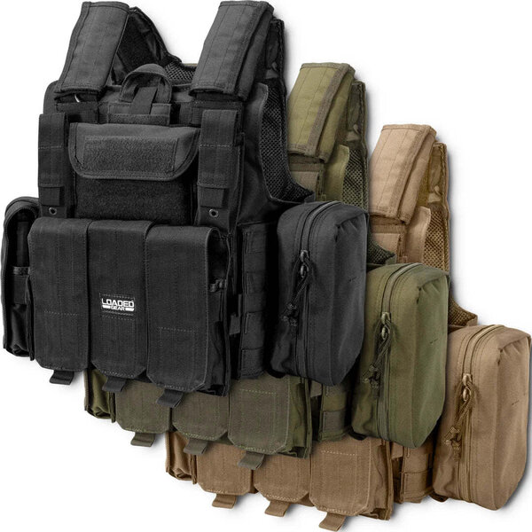 Barska - Loaded Gear VX-300 Tactical Vests | Black, OD Green, Dark ...
